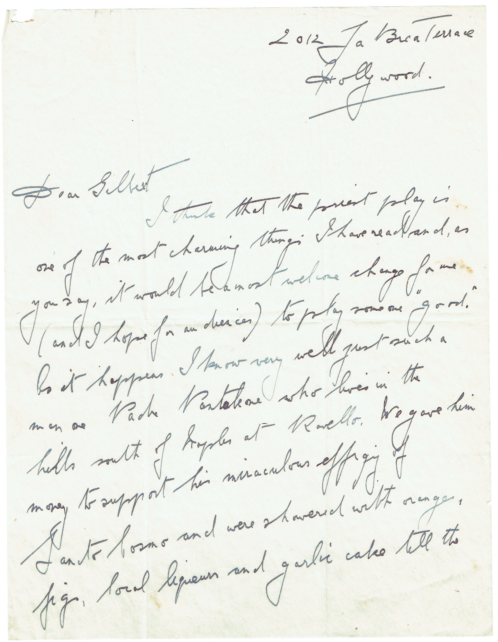 Autograph Letter Signed. by Laughton, Charles, British-American Actor ...