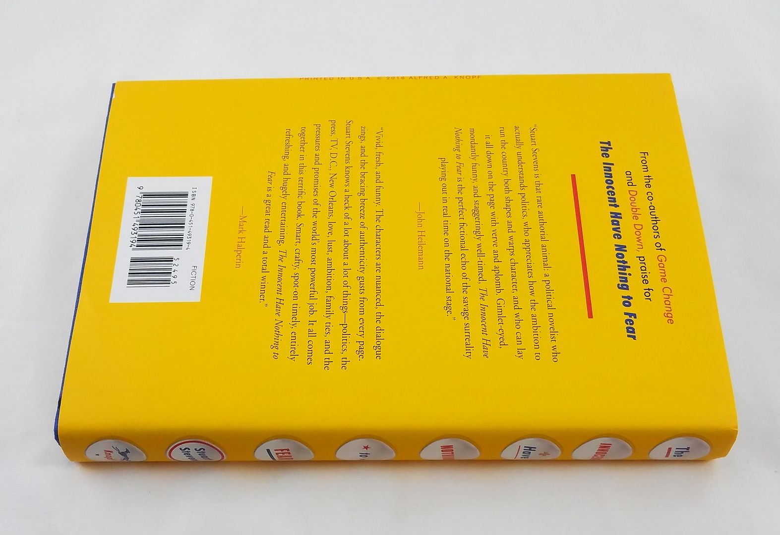 The Innocent Have Nothing to Fear: A novel by Stevens, Stuart: Very ...