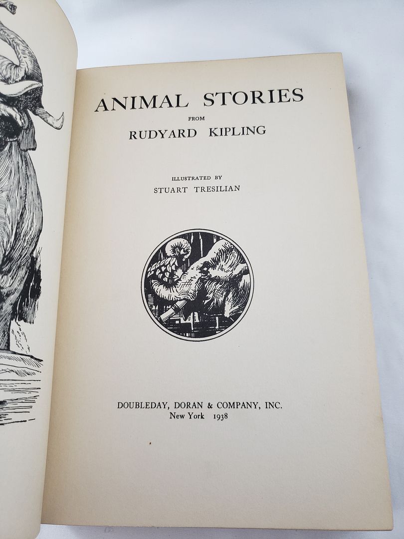 Animal Stories by Rudyard Kipling: Good Hardcover (1938) First Edition ...
