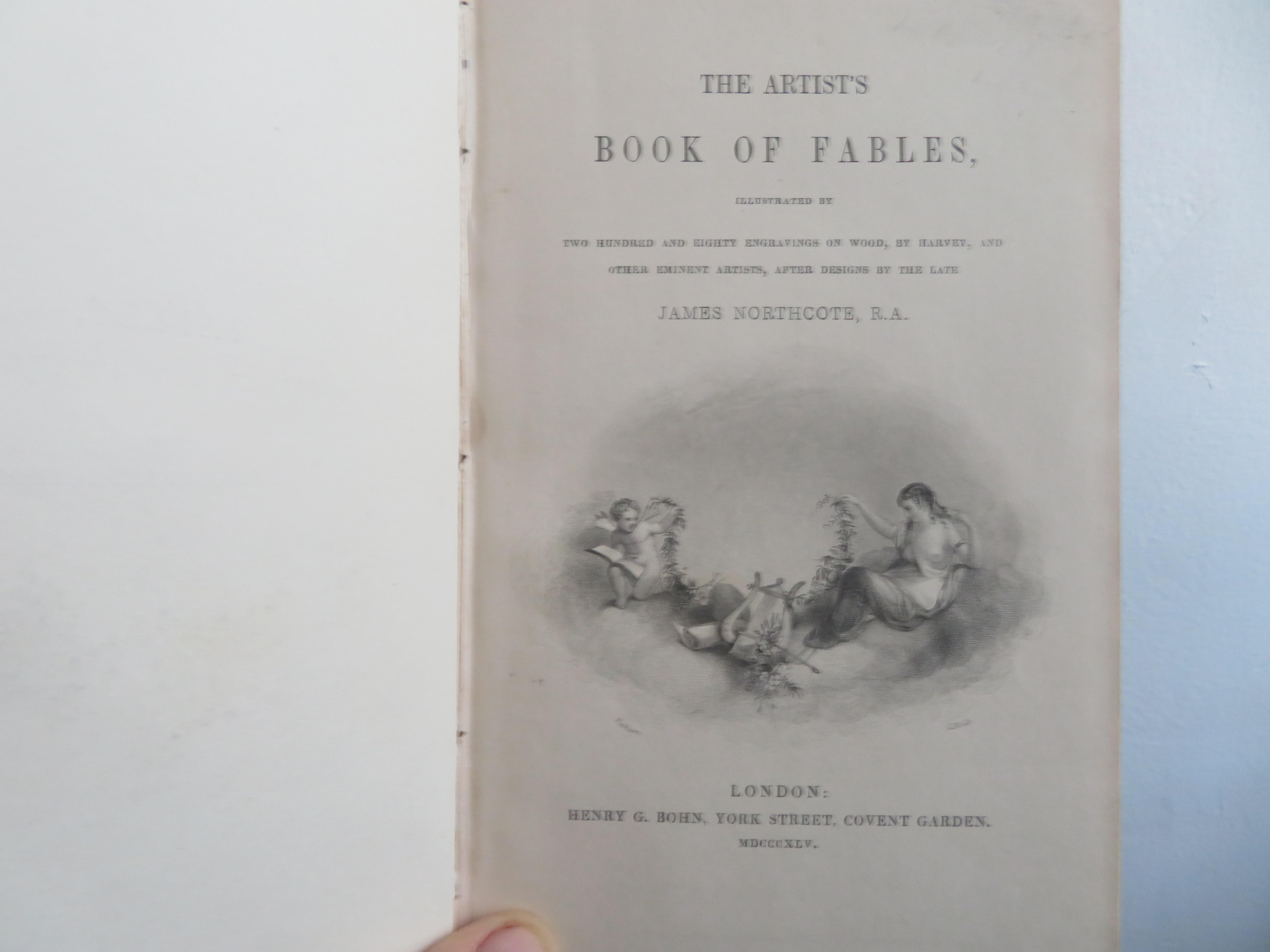 The Artist's Book of Fables by James Northcote: Good Hardcover (1845 ...