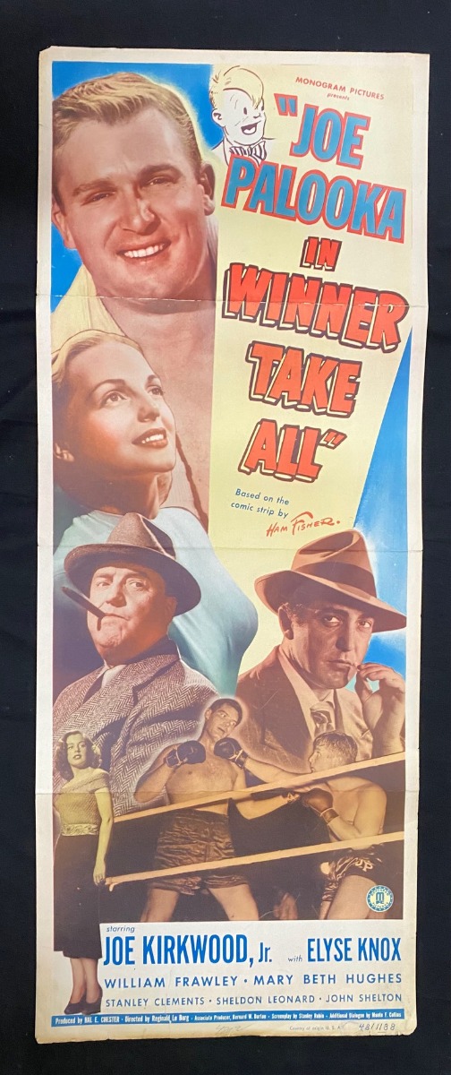 Winner Take All Insert Movie Poster 1948 Joe Palooka: (1948) Photograph ...