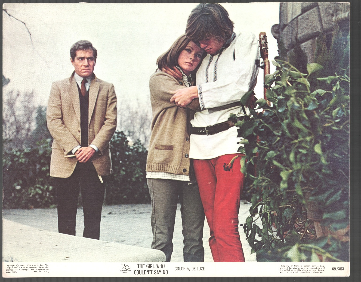 Girl Who Couldn't Say No 11'x14' Lobby Card George Segal Virna Lisi ...