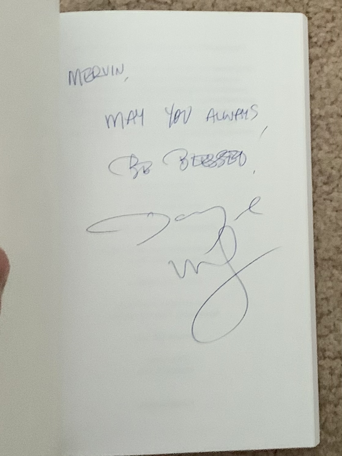 The Man Behind The Mic (Inscribed Copy) by Morgan, Dwayne: Fine Soft ...