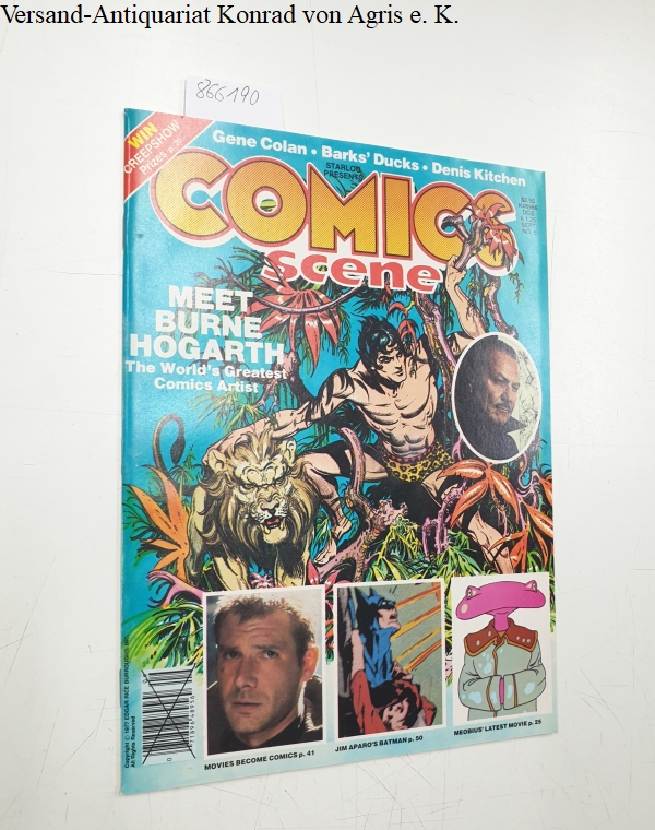 Comics Scene magazine No.5 Meet Burne Hogarth - The World s Greatest ...
