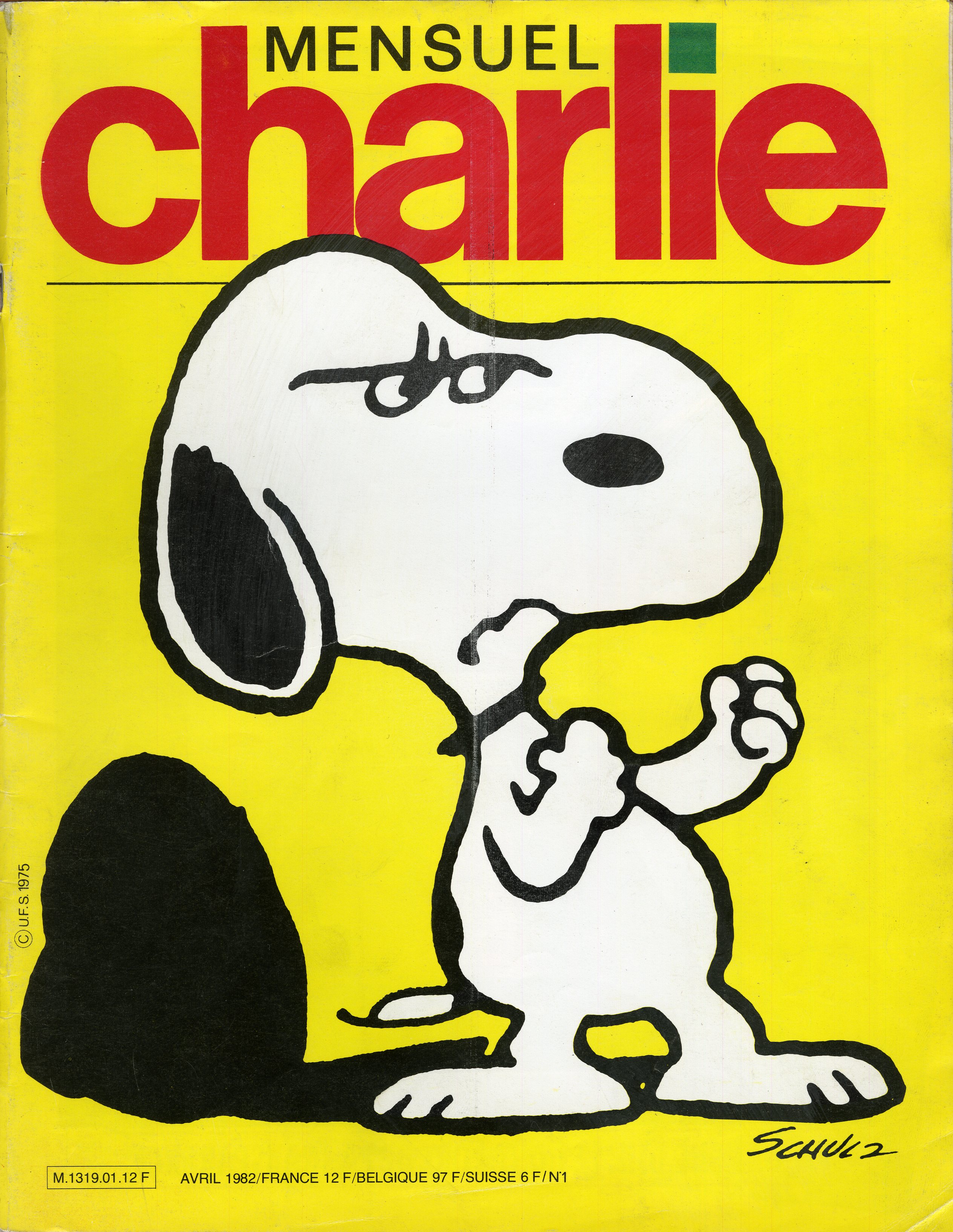 "MENSUEL CHARLIE N°1 (Avril 1982)" / SNOOPY par SCHUTZ: (1982) Edition ...