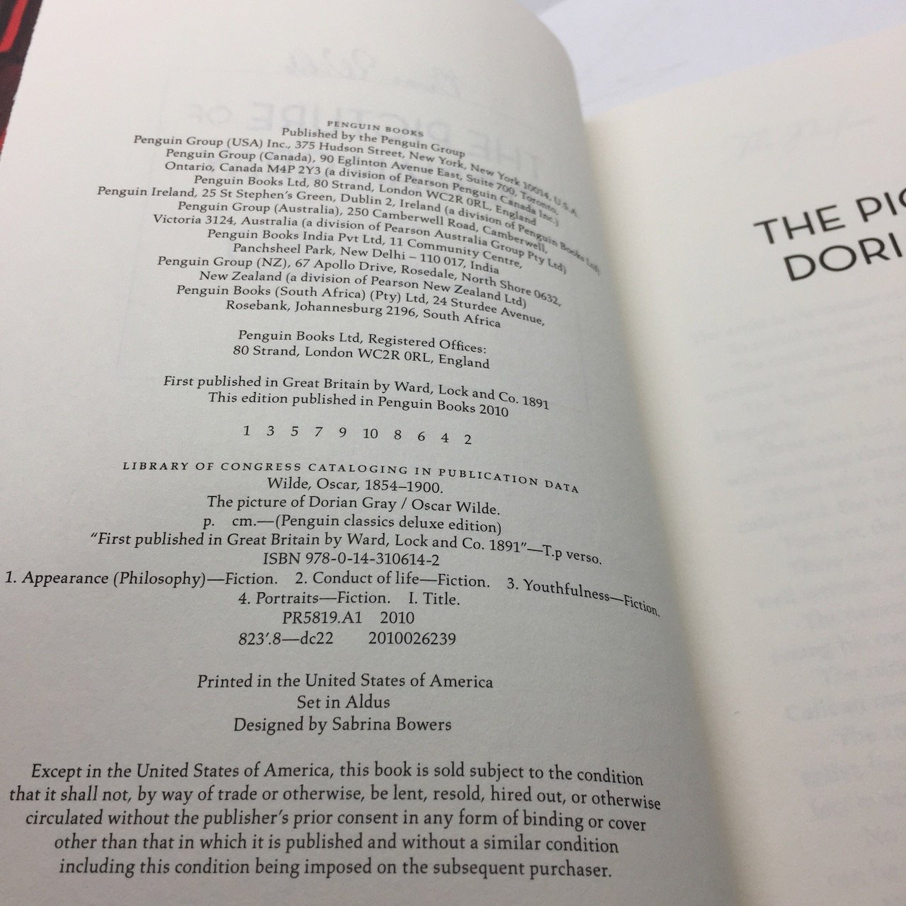 The Picture Of Dorian Gray Book Cover Penguin