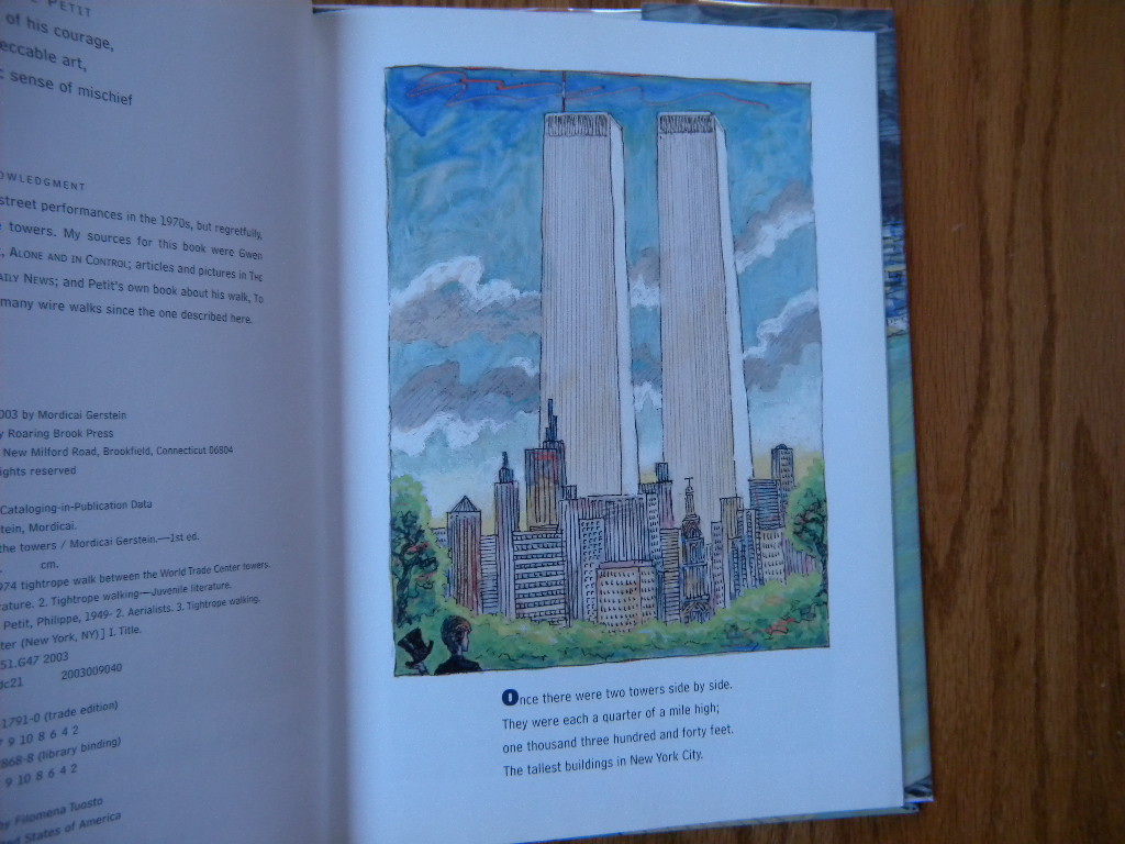 The Man Who Walked Between Towers. (Caldecott Medal). by Gerstein ...