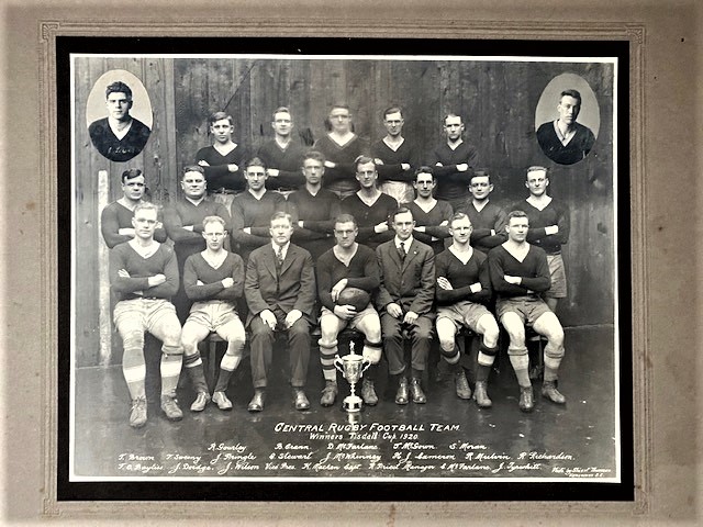 Central Rugby Football Team. Winners Tisdall Cup 1920 by Stuart Thomson ...