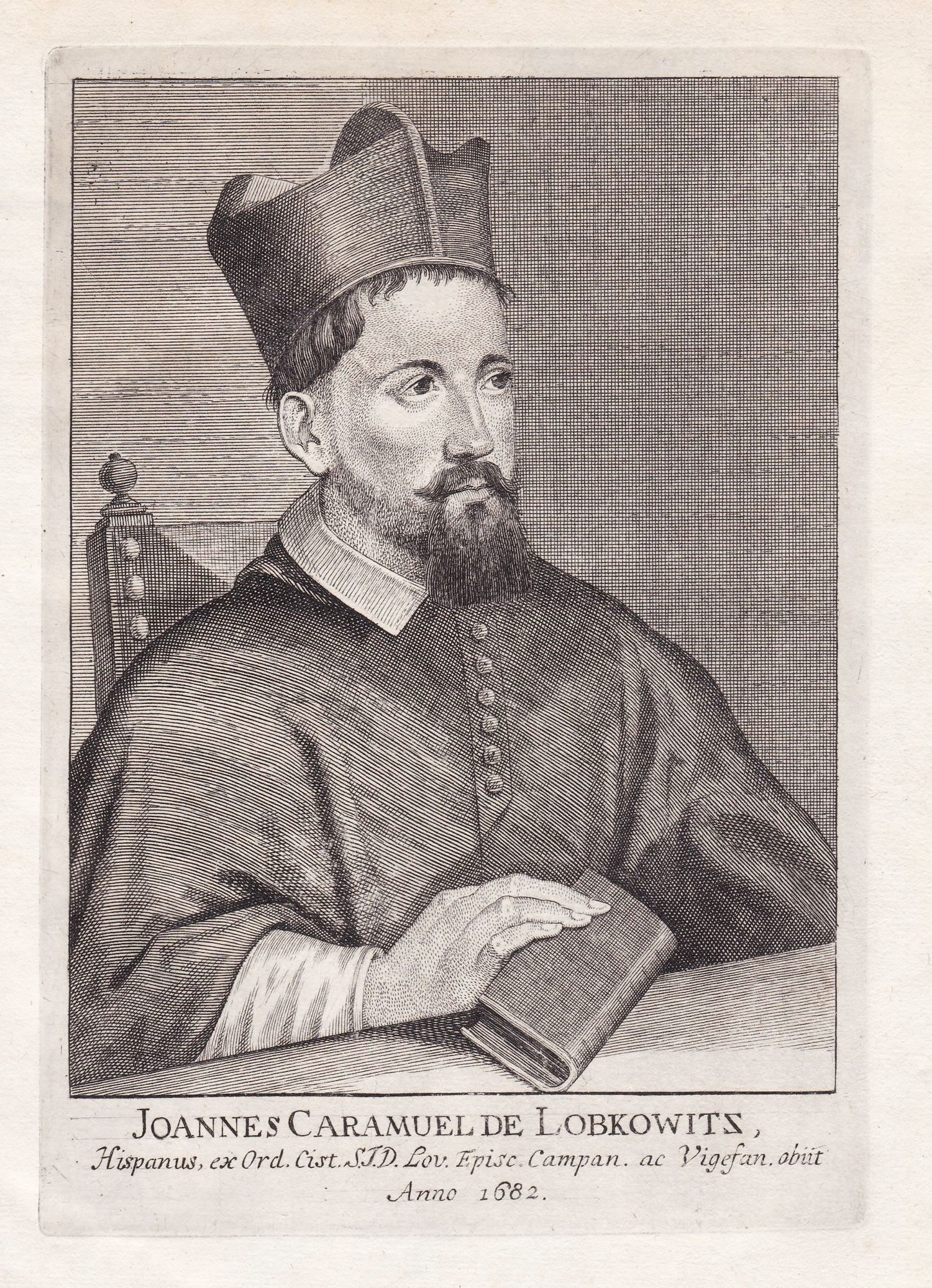 "Joannes Caramuel de Lobkowitz." - Juan Caramuel y Lobkowitz (1606-1682 ...