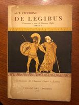 De Legibus by M.T. Cicerone: Mediocre (Poor) brossura (1945) | librisaggi