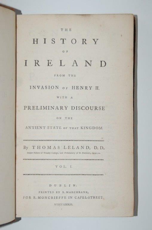 The History of Ireland from the Invasion of Henry II. With a ...