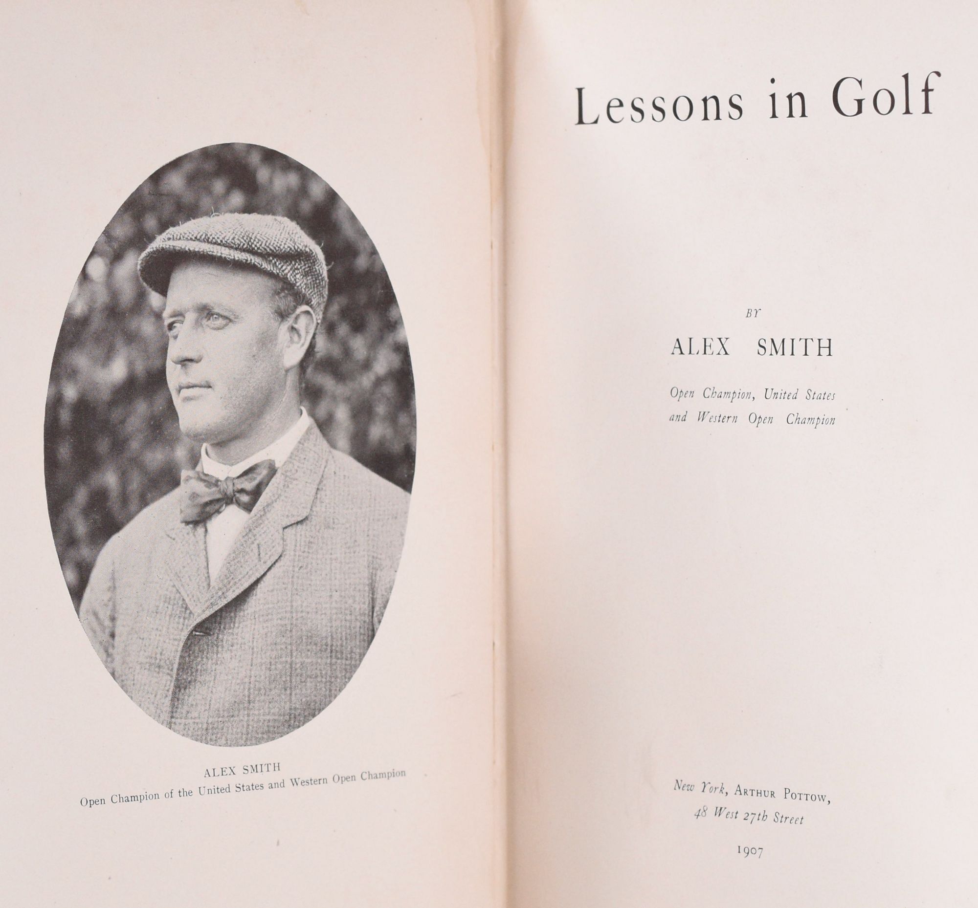 Lessons in Golf de Smith, Alex: Good (1907) | Fine Golf Books