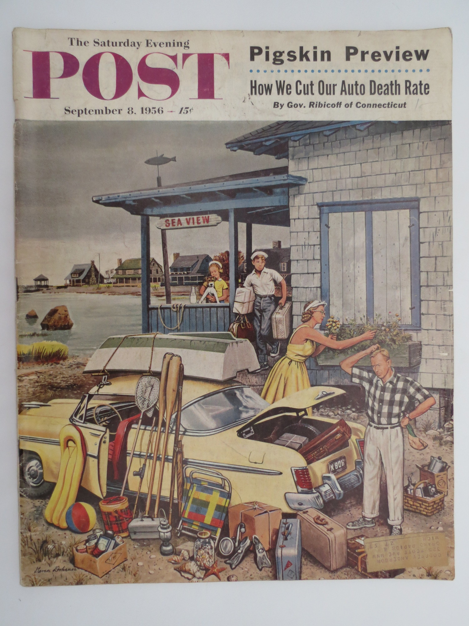 THE SATURDAY EVENING POST MAGAZINE, SEPTEMBER 8, 1956: (1954) Magazine ...