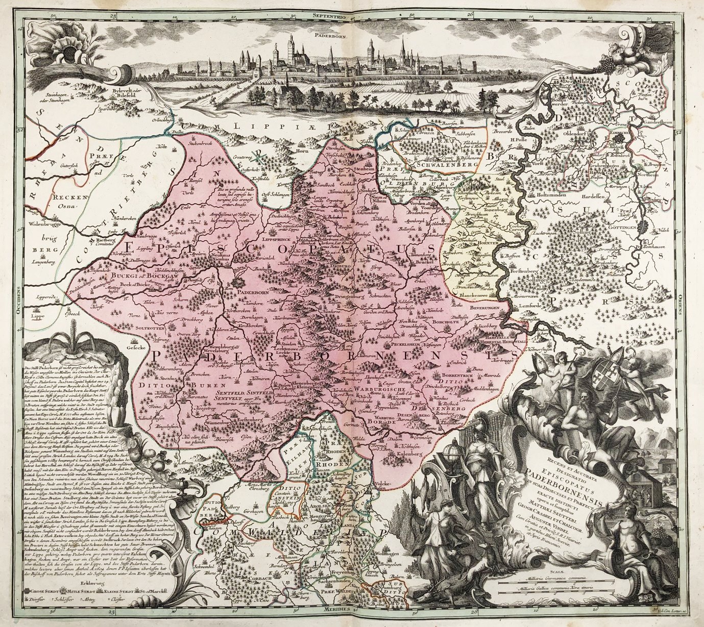 "Recens Et Accurata Designatio Episcopatus Paderbornensis In Suas ...