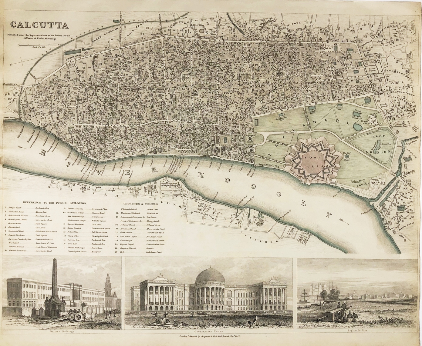 "Calcutta" - Calcutta India Kalkutta Indien city plan map Karte by SDUK ...
