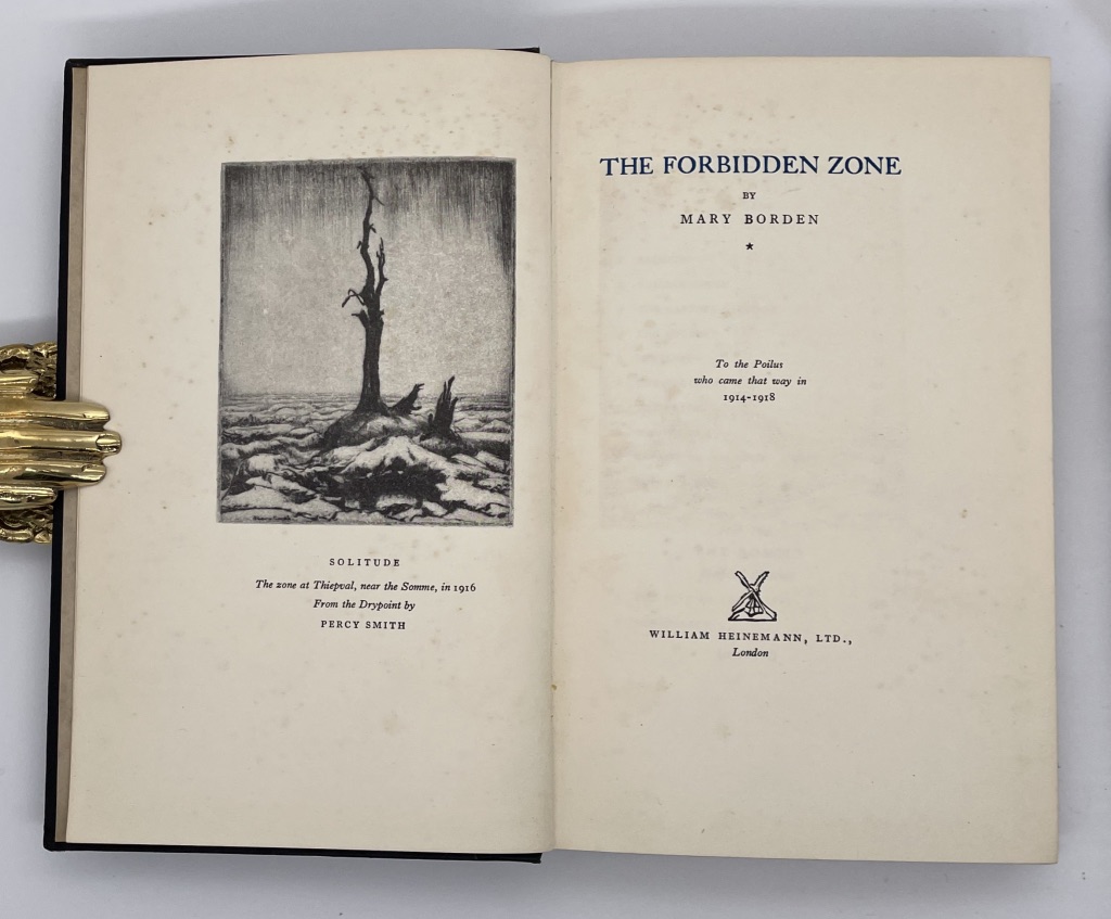 The Forbidden Zone By Borden Mary Good Hardcover 1929 1st Edition Quair Books Pbfa