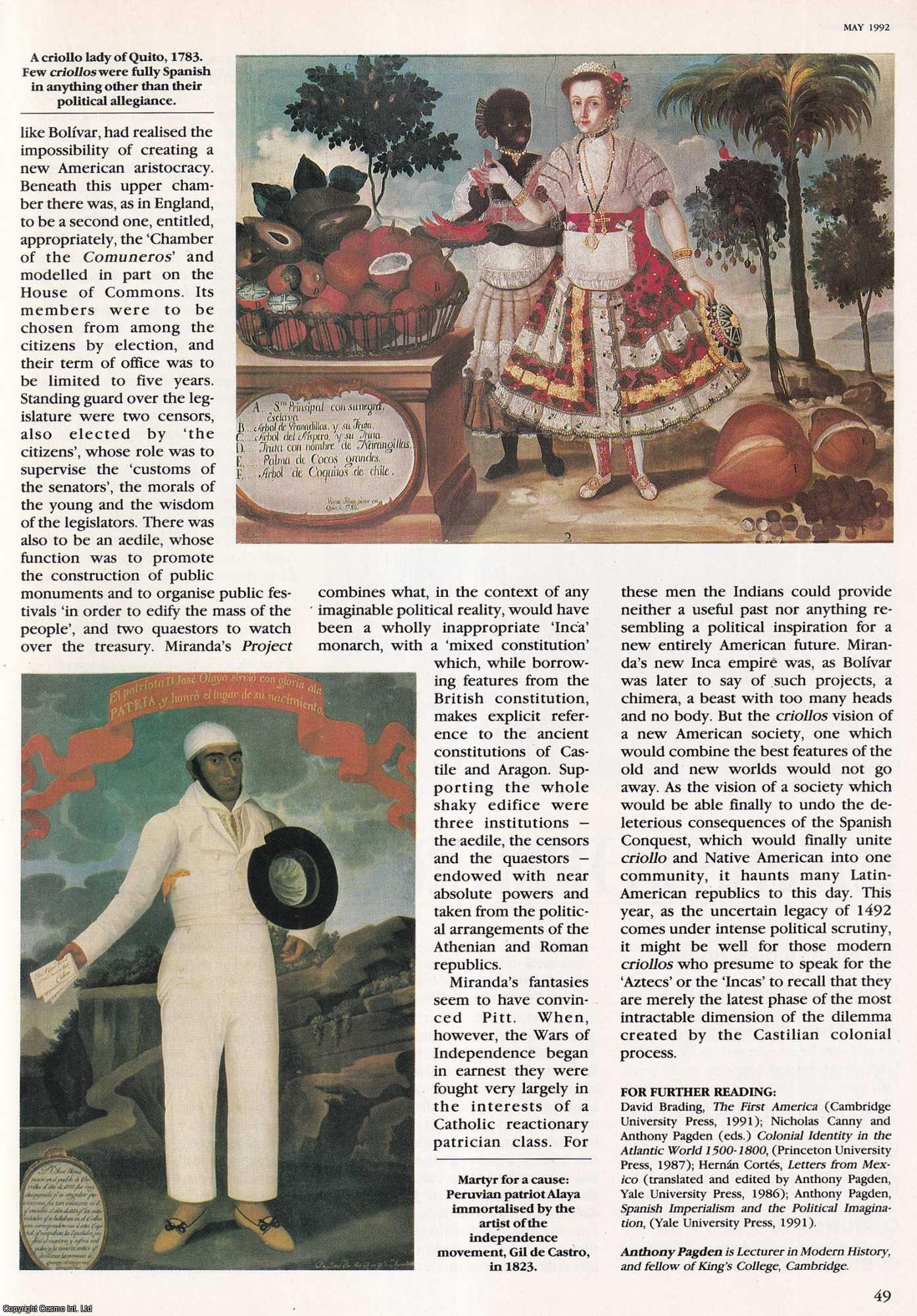 Fabricating Identity in Spanish America. An original article from ...