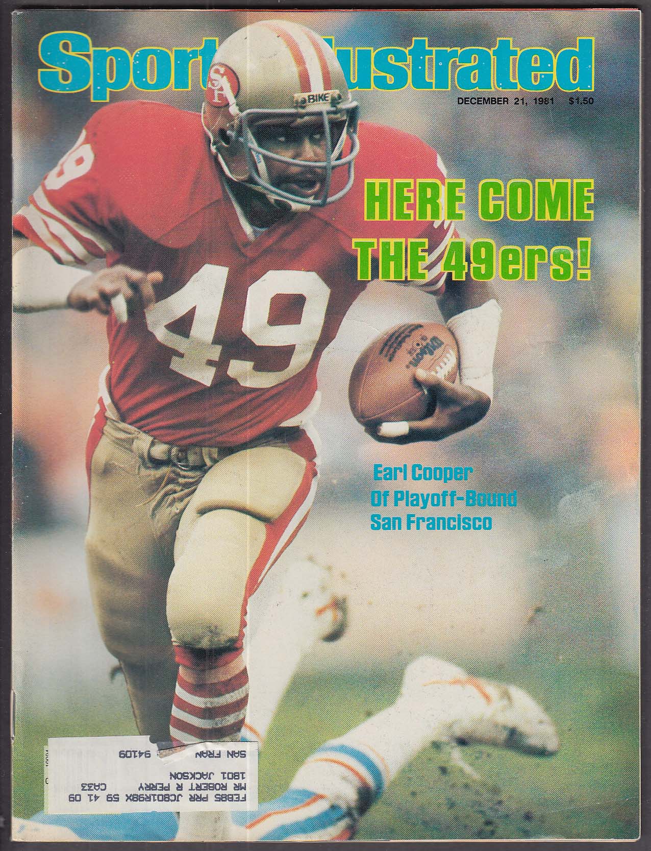SPORTS ILLUSTRATED Earl Cooper Bill Walsh John McEnroe Trevor Berbick ...