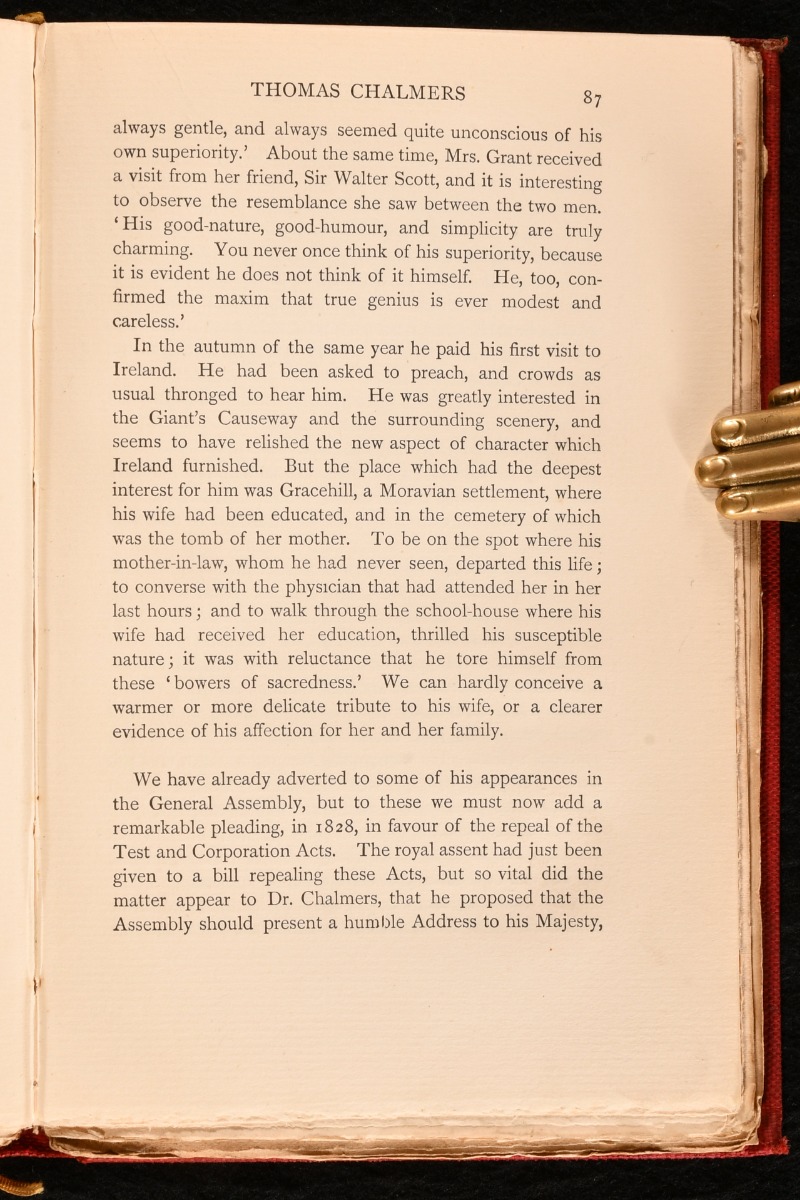 Thomas Chalmers by William Garden Blaikie: Very Good Cloth (1896) First ...