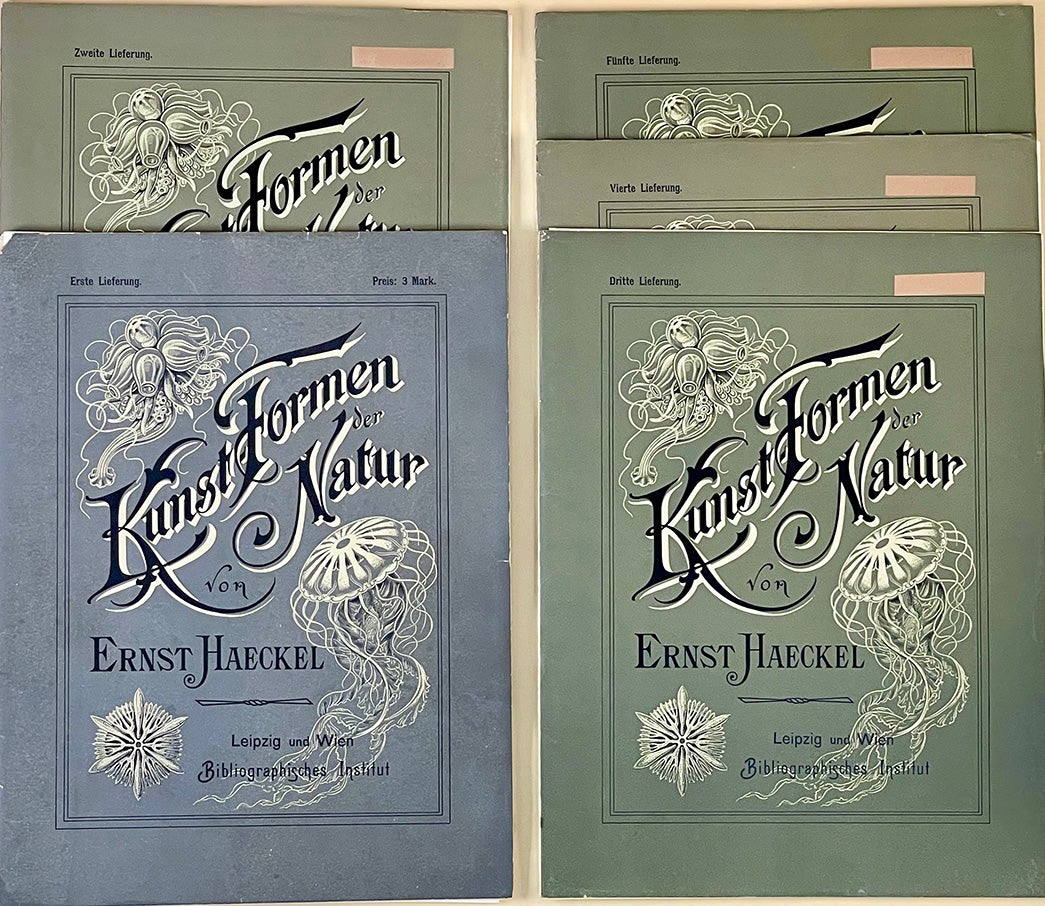 Kunstformen der Natur. In the original 11 fascicles. In 2 portfolios by ...