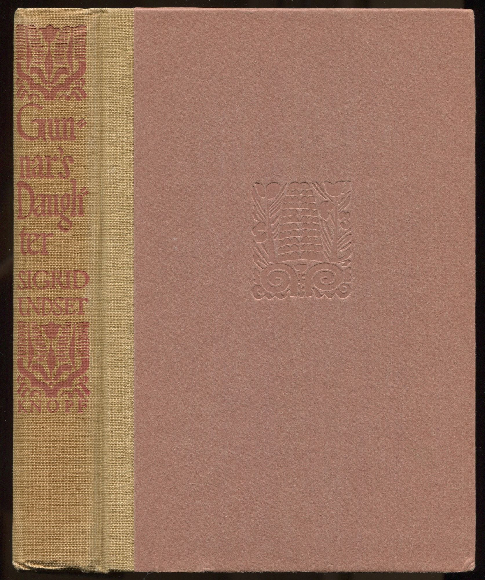 Gunnar's Daughter by UNDSET, Sigrid: Fine Hardcover (1936) Signed by ...