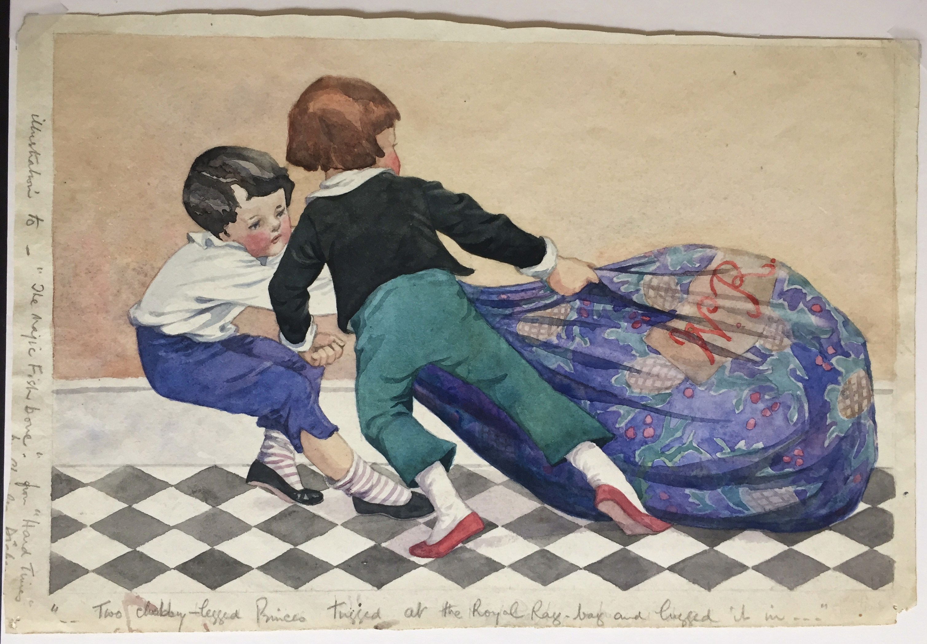 Original watercolour painting By Susan Beatrice Pearse, used in Dicken ...