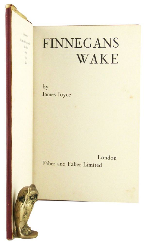 FINNEGANS WAKE by Joyce, James: (1939) | Kay Craddock - Antiquarian ...