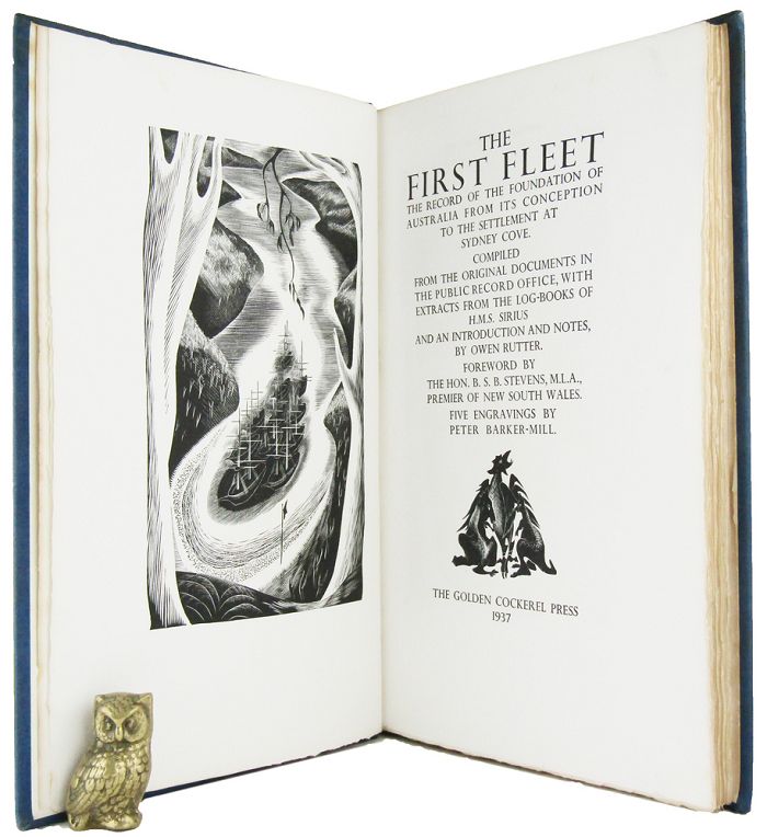 THE FIRST FLEET by Rutter, Owen [Introduction]: (1937) | Kay Craddock ...