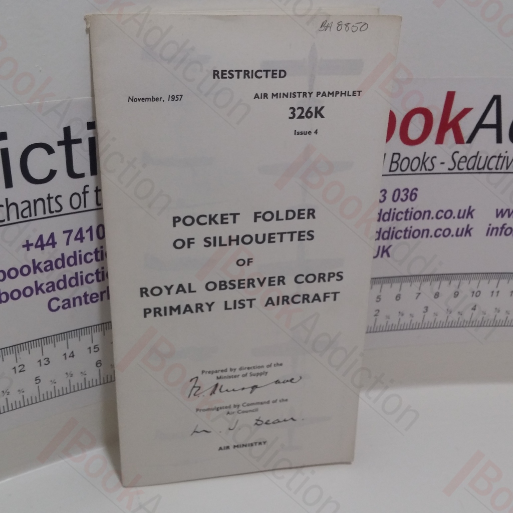 Pocket Folder of Silhouettes of Royal Observer Corps Primary List ...