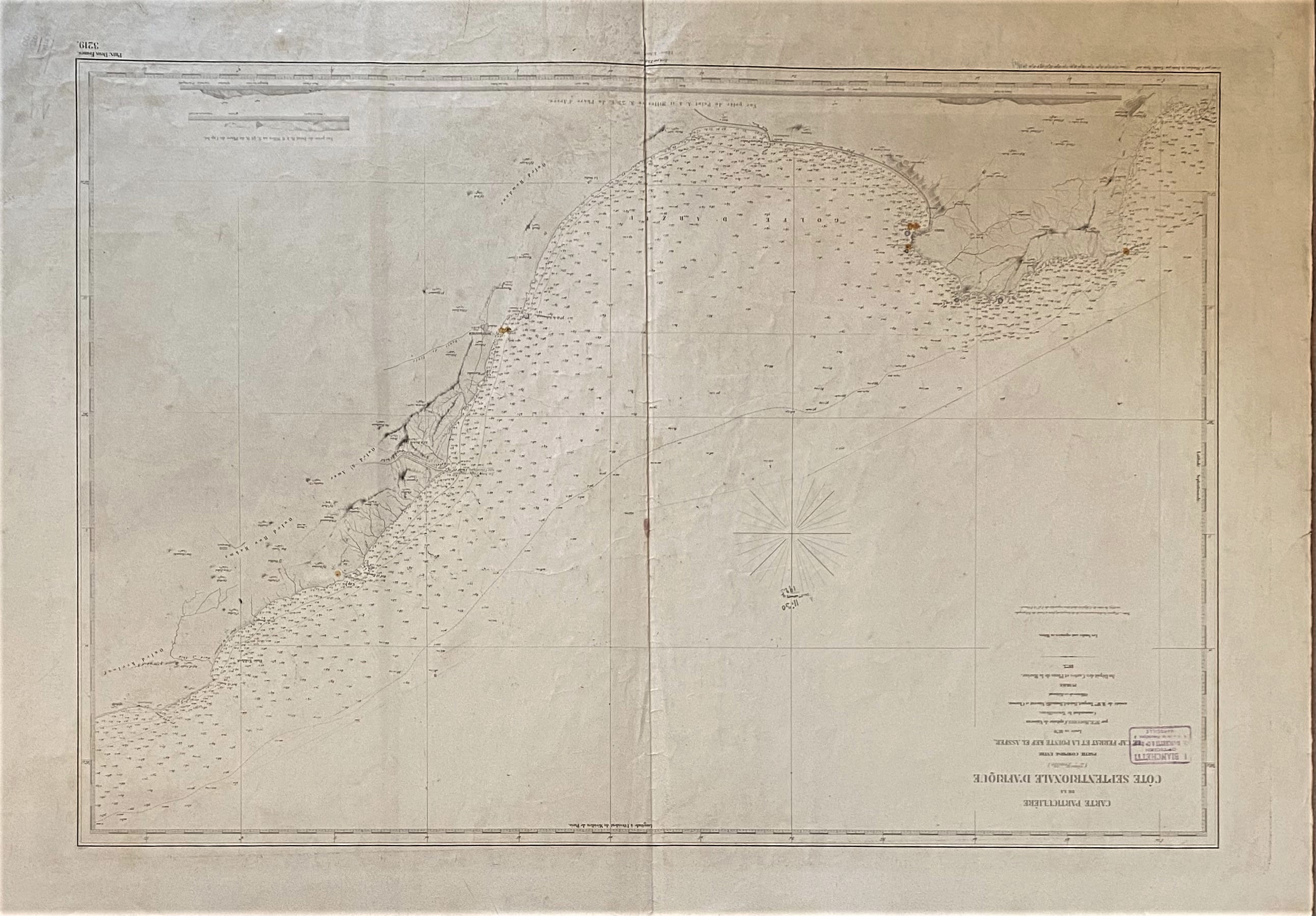 Carte Particuliere de la Côte Septentrionale d'Afrique. (3eme feuille ...