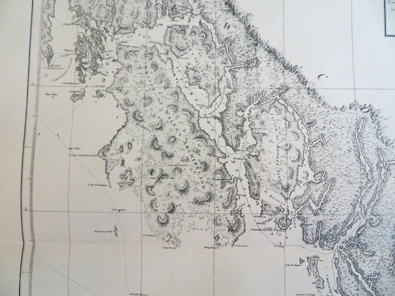 Queen Charlotte's Island New Hanover 1903 Hoen Edwards Historical Map ...