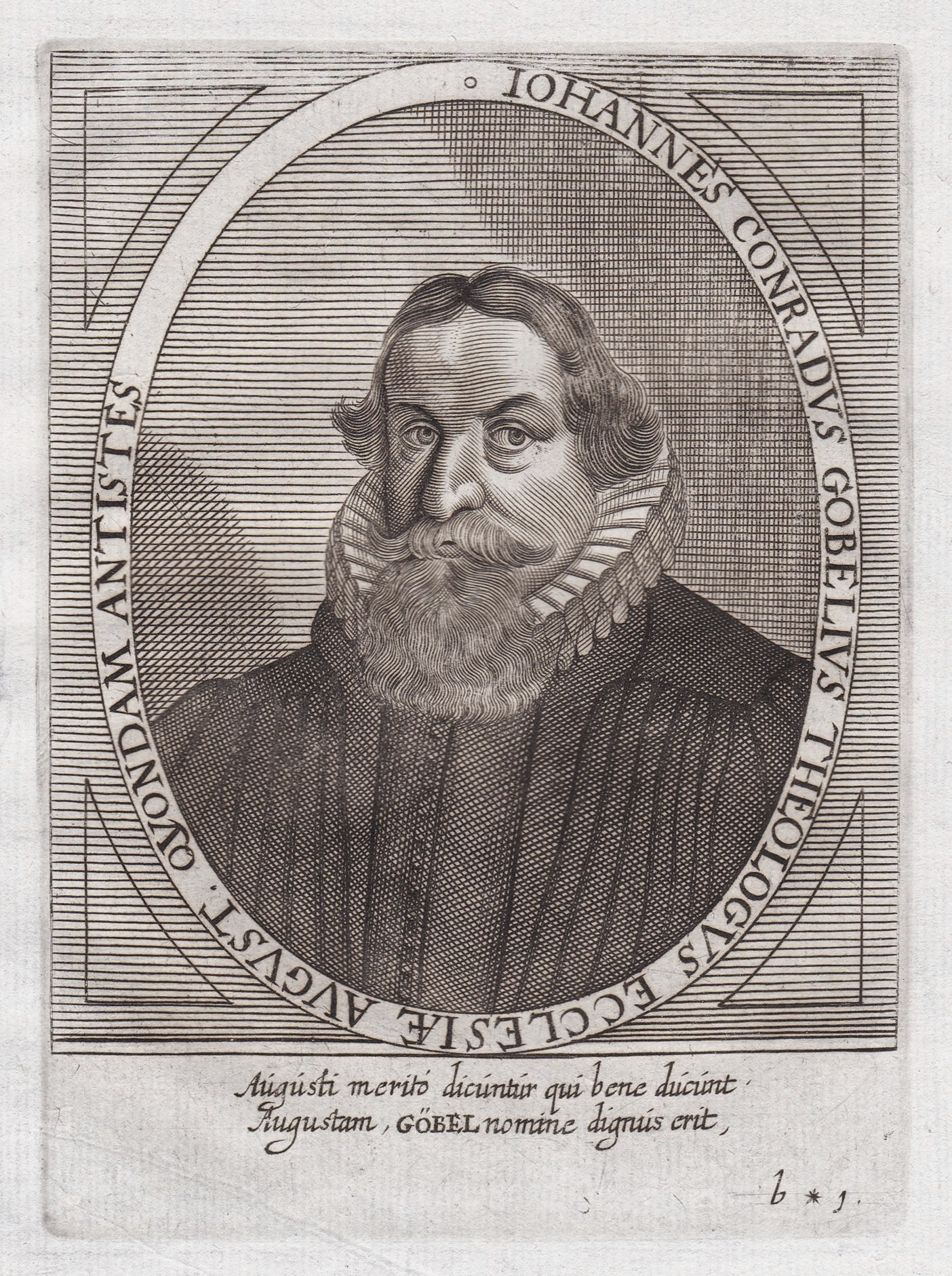 "Iohannes Conradus Gobelius Theologus." - Johann Conrad Göbel (1585 ...