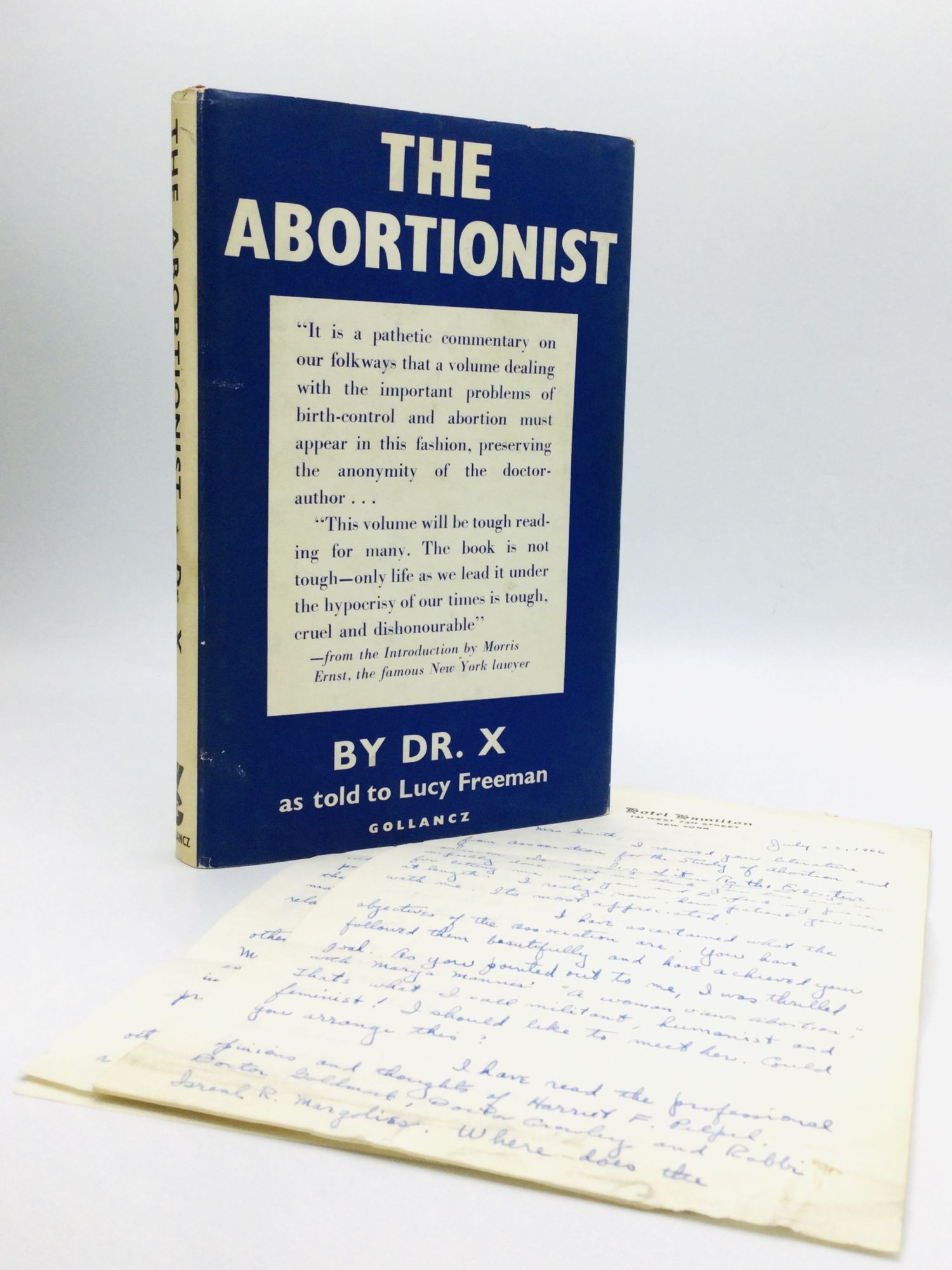 THE ABORTIONIST by Dr. X as Told to Lucy Freeman by [Dr. Nathan H ...