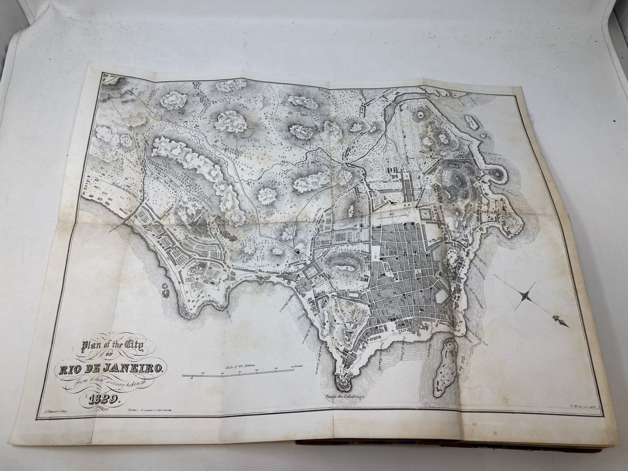 NOTICES OF BRAZIL IN 1828 AND 1829 (TWO VOLUMES, COMPLETE) by Walsh, R ...