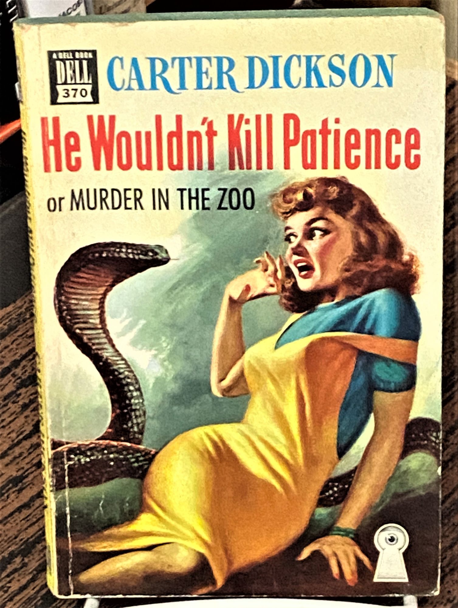 He Wouldn't Kill Patience, or, Murder in the Zoo by Carter Dickson ...