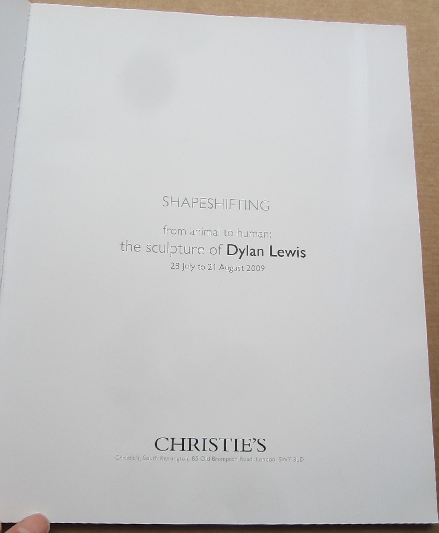 Shapeshifting From Animal to Human: the Sculpture of Dylan Lewis, 23 ...