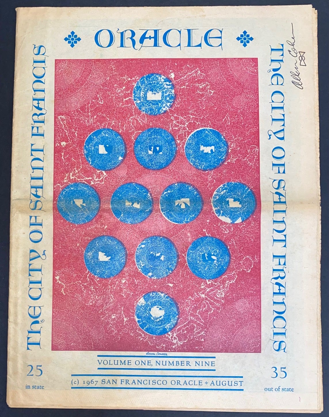 City of San Francisco Oracle: vol. 1, #9, August 1967 by Cohen, Allen ... City of San Francisco Oracle: vol. 1, #9, August 1967 by Cohen, Allen ...