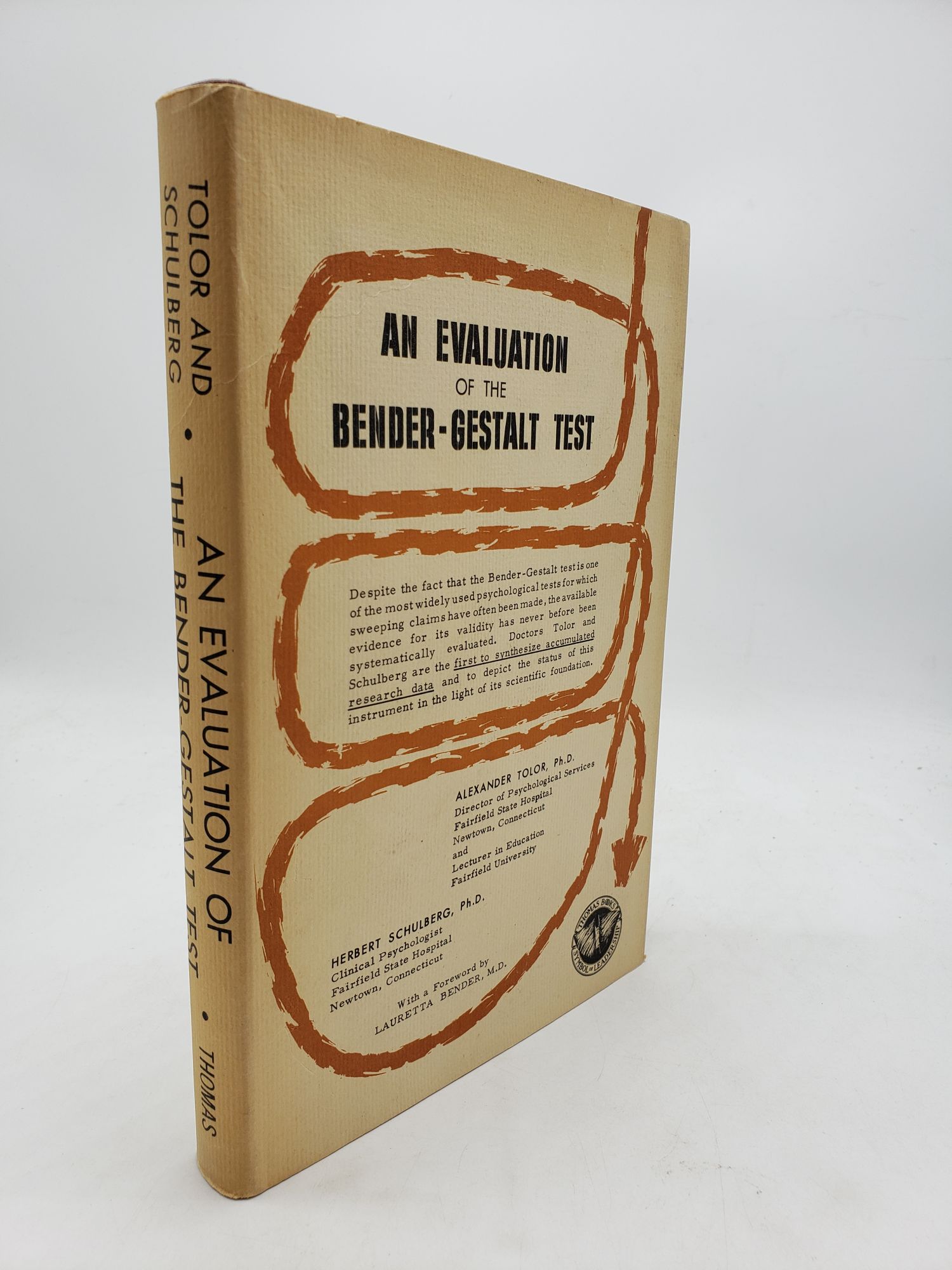 An Evaluation of the Bender-Gestalt Test by Alexander Tolor, Herbert C ...