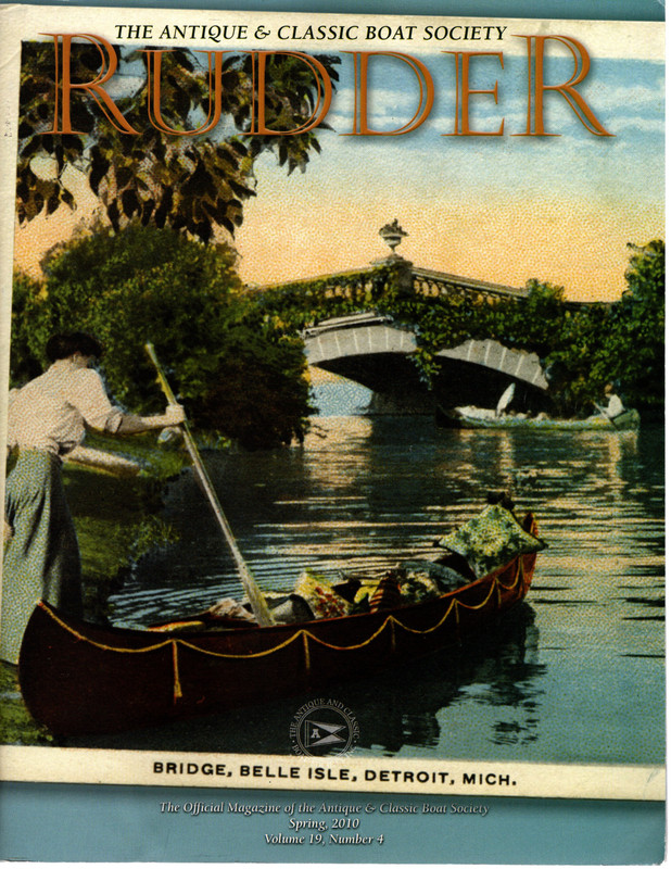 RUDDER: The Official Magazine of the Antique & Classic Boat Society ...