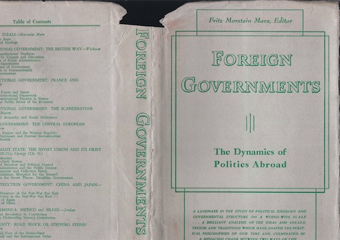 Foreign Governments : The Dynamics of Politics Abroad, 1st Ed. (Dust ...