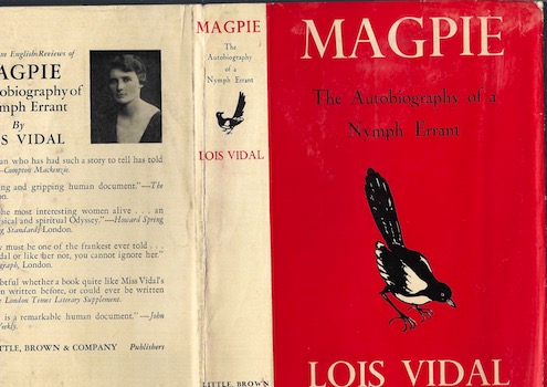 Magpie; The Autobiography of a Nymph Errant, (Dust Jacket Only, No Book ...