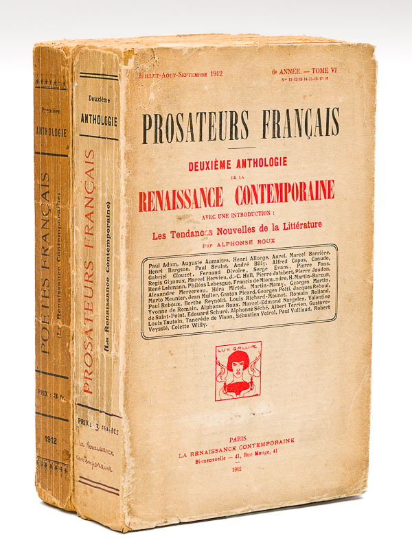 Poëtes Français Première Anthologie De La Renaissance Contemporaine