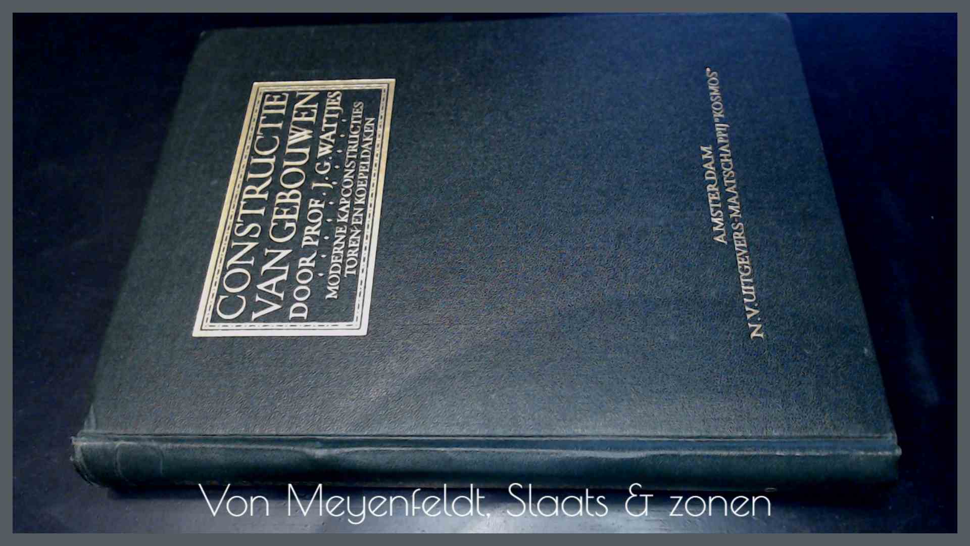 Constructie van gebouwen - Deel 10 : Moderne kapconstructies van hout, staal en gew.-beton toren ...