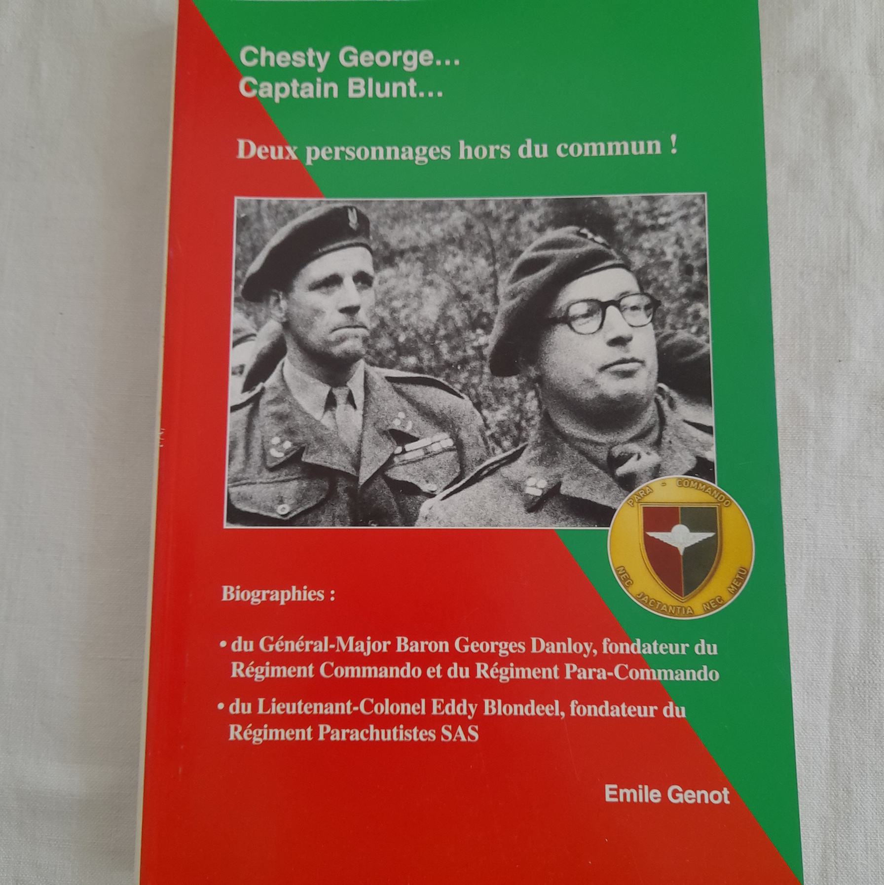 CHESTY GEORGE-CAPTAIN BLUNT DEUX PERSONNAGES HORS DU COMMUN ...