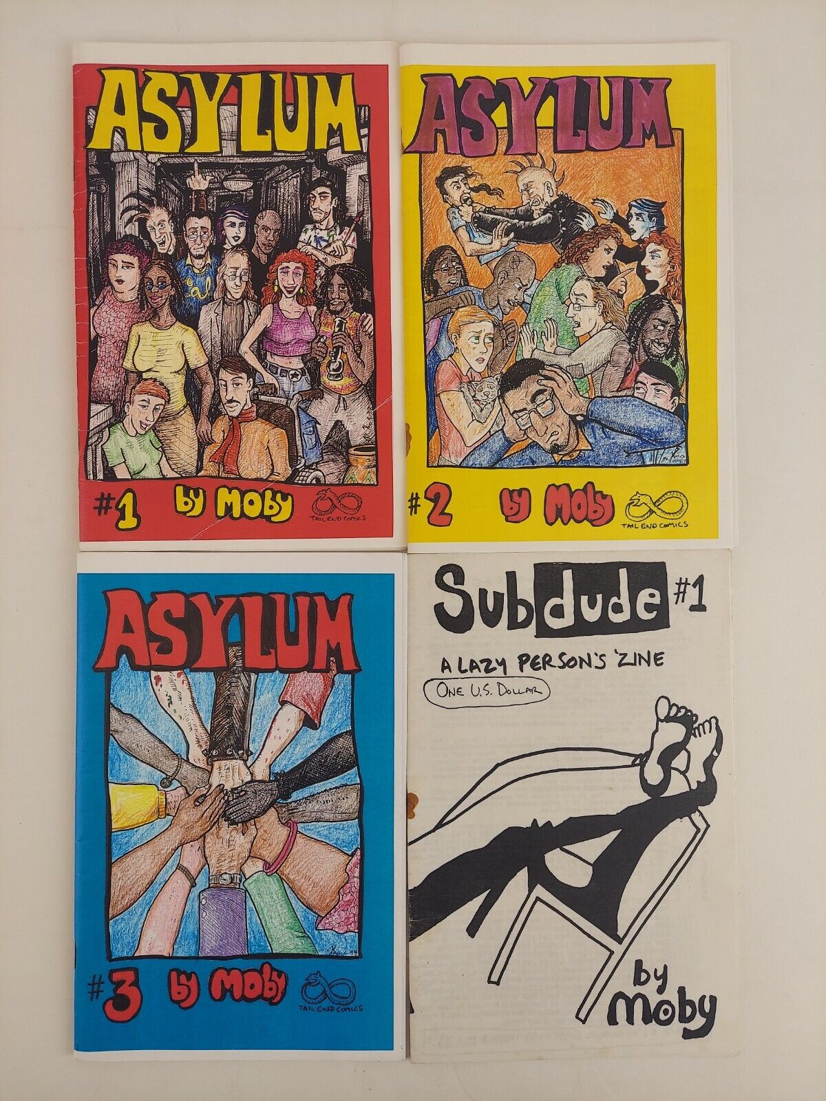 Asylum No. 1-3 & Subdude de Theobald, Mike "Moby": (1995) Cómic ...
