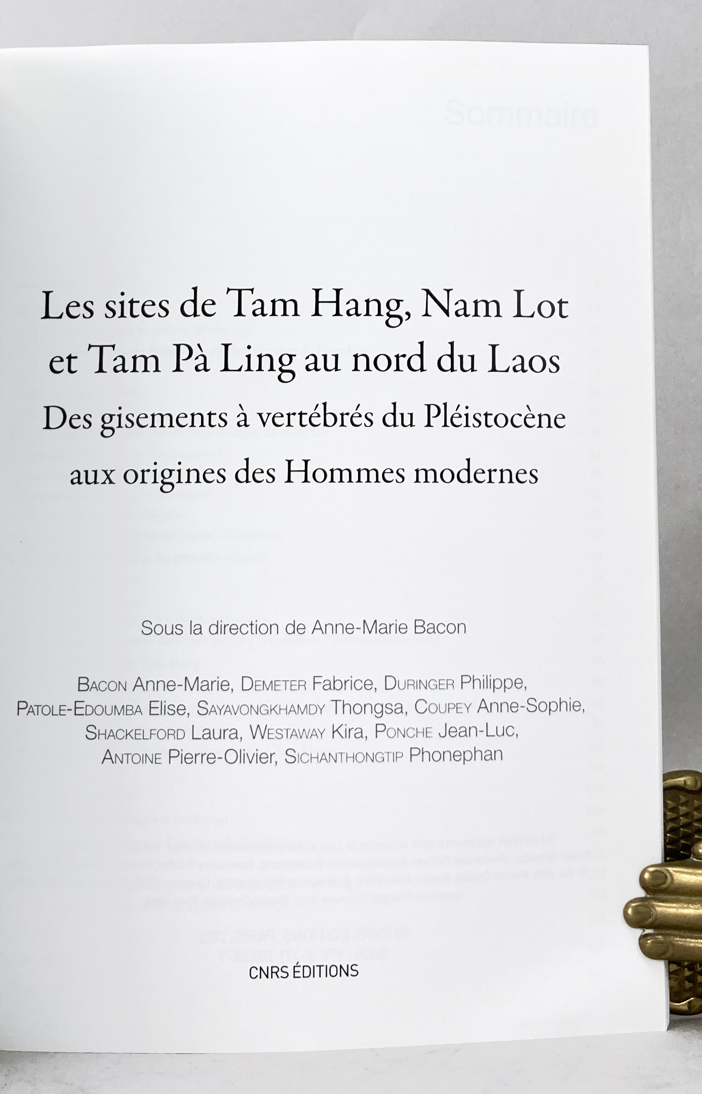 Les sites de Tam Hang, Nam Lot et Tam Pà Ling au nord du Laos: Des ...