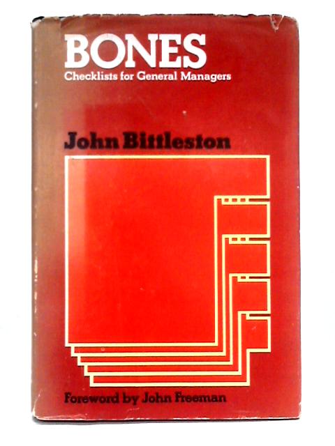 Bones; Checklists for General Managers de John Bittleston: Good (1974 ...