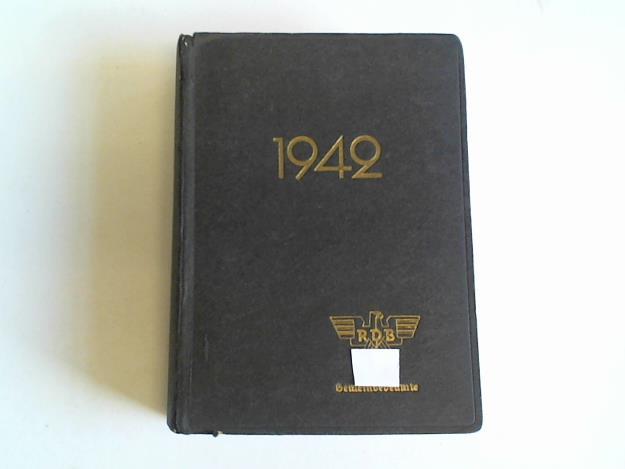 Deutscher Beamten-Kalender 1942 von Reichsbund der Deutschen Beamten ...