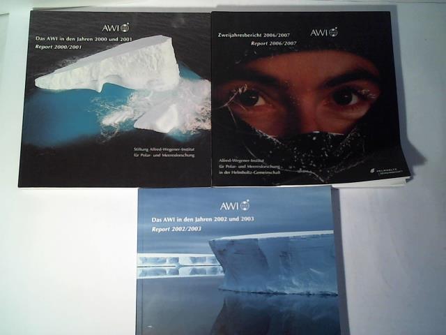 Alfred-Wegener-Institut (AWI). 3 Bände von AWI | Celler Versandantiquariat