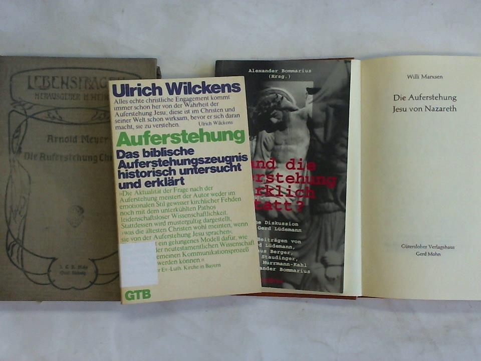 Sammlung von 4 Bänden von Die Auferstehung Jesu | Celler Versandantiquariat